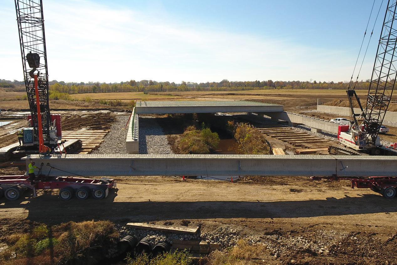 MidAmerica St. Louis Airport Taxiway and Bridge